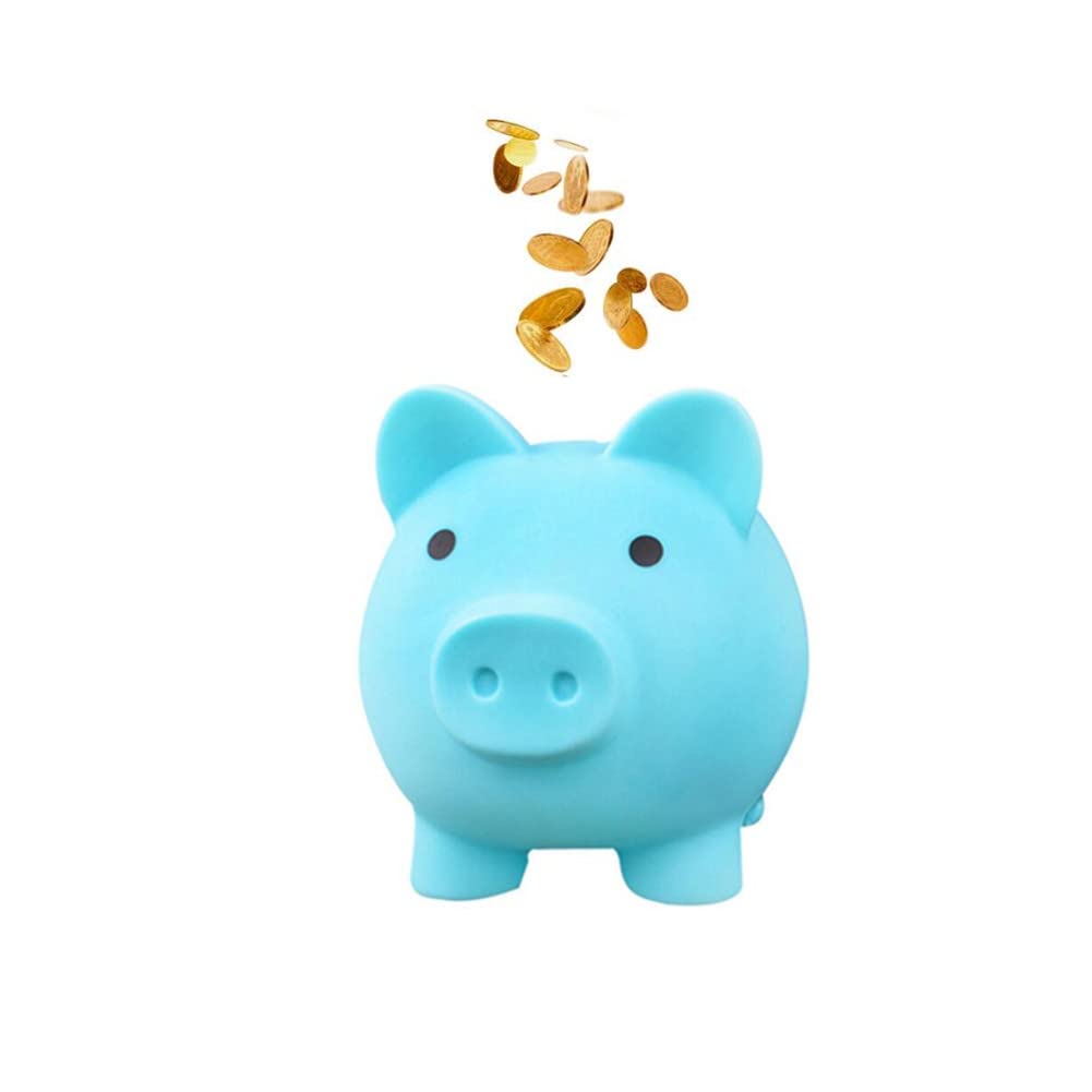 Blue Piggy Bank Clipart