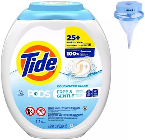 Amazon.com: Tide®' Ultra Concentrated Free and Gentle Laundry Detergent ...