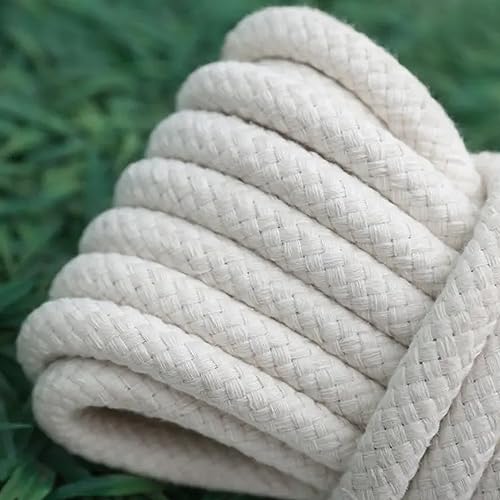 Natural Cotton Pulley Line, Weatherproof Clothesline Washing Line Rope ...