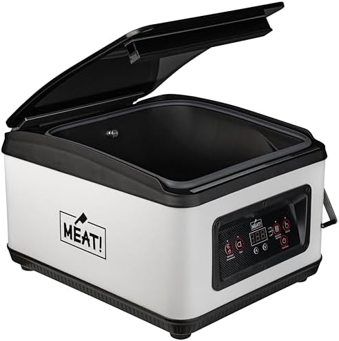 Amazon.com: MEAT! Chamber Vacuum Sealer with 12" Sealing Bar, Adjustable Seal Time, Vacuum Gauge ...