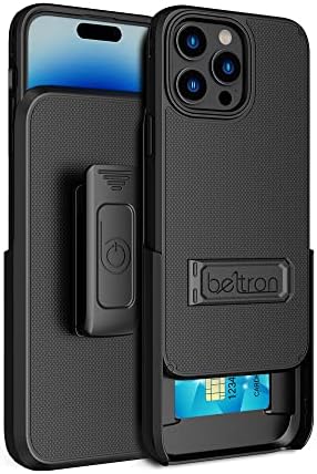 Amazon.com: Case Holster Combo for iPhone 12 Pro Max, BELTRON Slim ...