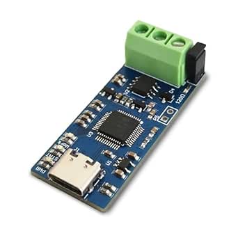 Amazon.co.jp: tianwandong Type-C USB to CAN モジュールは、3 色 LED 高性能 STM32G4 ...