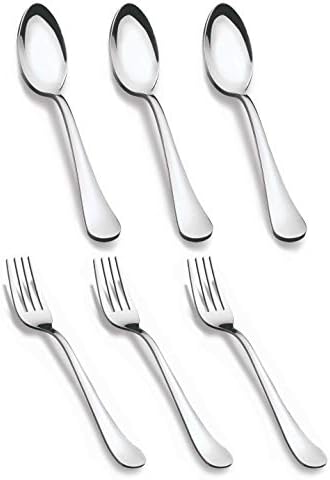 Buy Parage Stainless Steel Spoon Set & Fork Set 12 Pieces for Tea ...