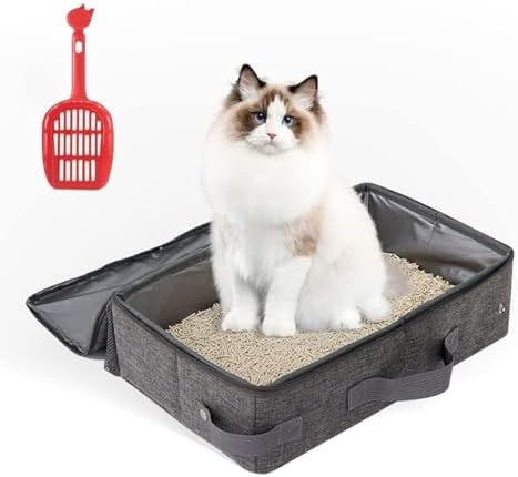 HIKEMAN Tragbare Katze Reisetoilette - Faltbare Reise-Katzentoilette ...