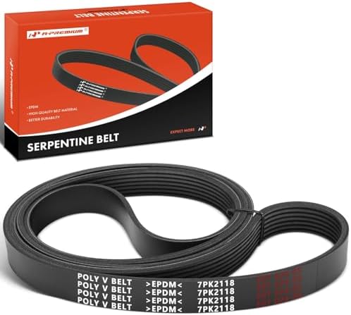 A-Premium Courroie d'entraînement serpentine compatible avec Toyota ...