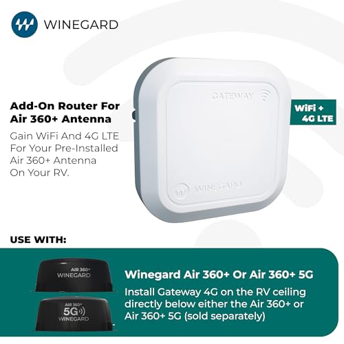 Winegard GW-1000 Gateway 4G LTE WiFi Router for AIR 360+ Antenna Deals ...