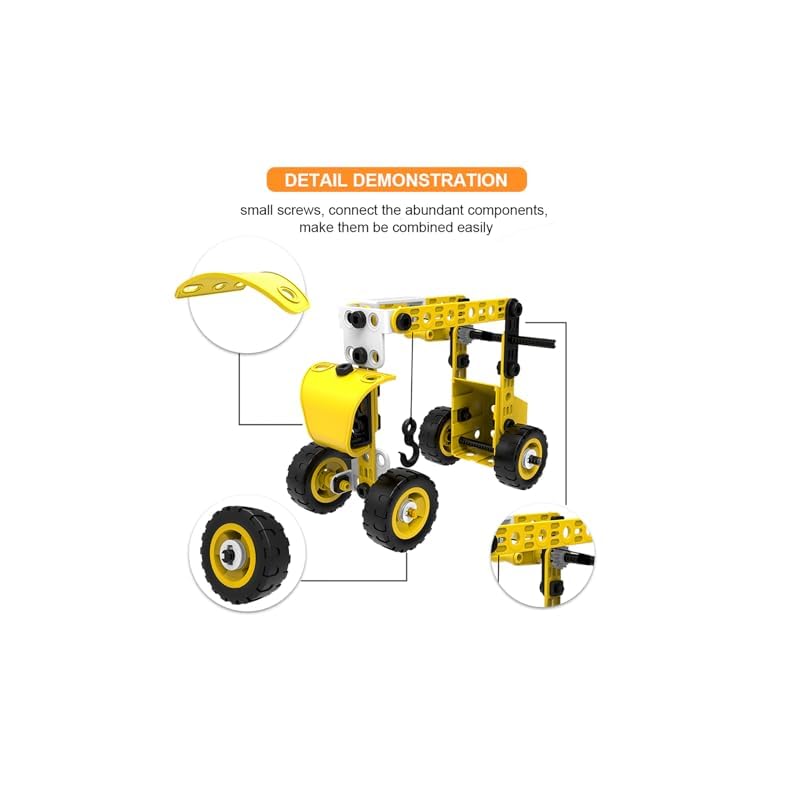 Quhiu STEM Educational Building Blocks - 100 pcs Toys Stem Kit for Kids ...