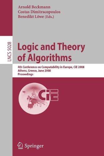 Logic and Theory of Algorithms: Beckmann, Arnold, Dimitracopoulos ...
