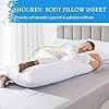 Amazon.com: SHOUREN Cotton Body Pillow Insert - Cooling Breathable Full ...