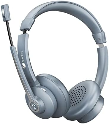 Amazon.com: Earbay Wireless Headset with Microphone for Pc, Bluetooth ...