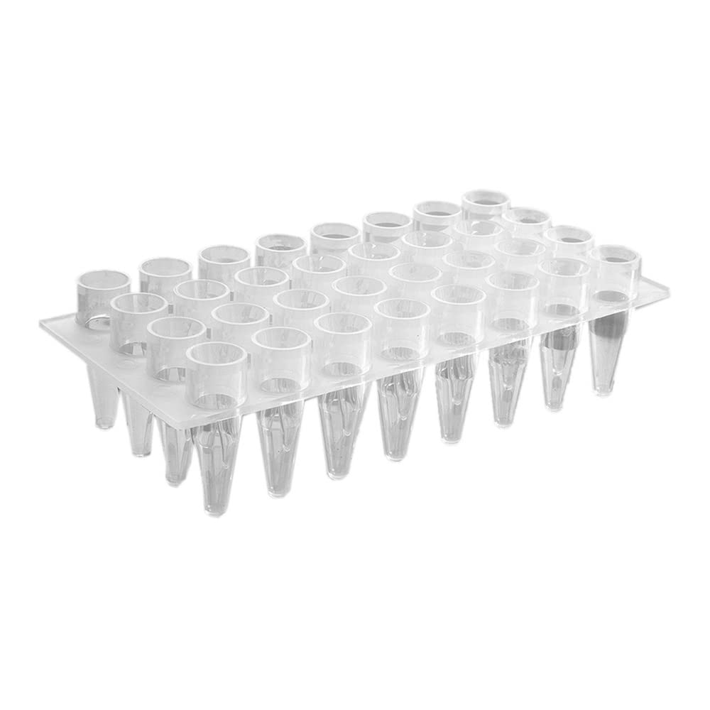 Axygen PCR-32-C Clear 32-Well x 200 microliter PCR Microplate, Clear PP ...