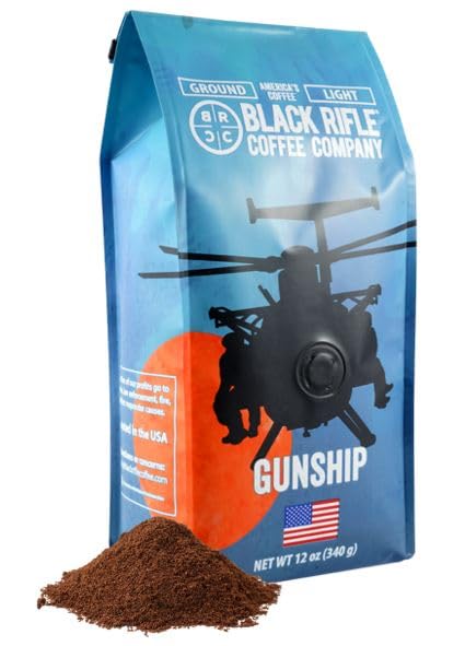 Amazon.com: Black Rifle - Café molido (Gunship, tostado ligero, de 12 ...
