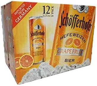 Amazon.com: Schofferhofer, Grapefruit Hefeweizen Beer, 12pk, 11.2 Fl Oz ...