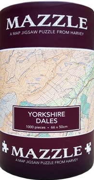 Yorkshire Dales Mazzle (Map Jigsaw Puzzle): Amazon.co.uk: Harvey Maps ...