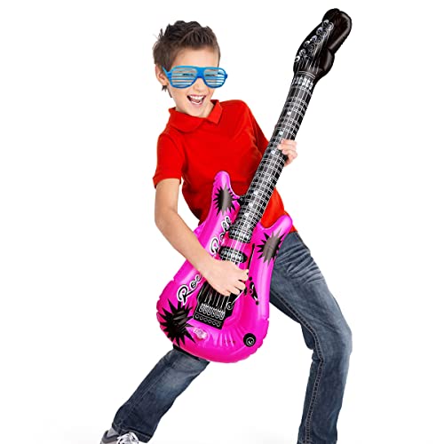 14 Pieces Inflatable Musical Instruments, Inflatable Guitar Saxophone ...
