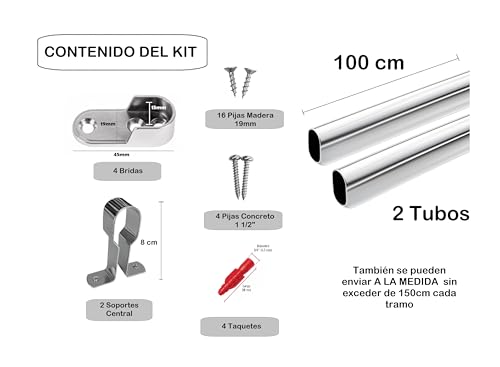 Tubos Para Colgar Ropa En Closet - Ferreteria Y Herramientas