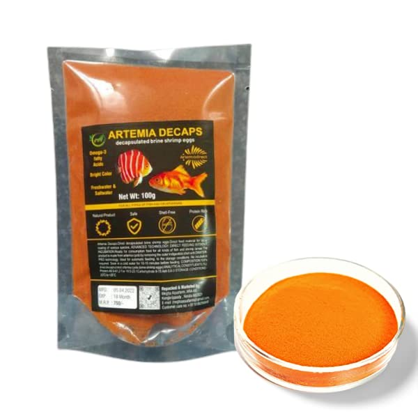 Buy Aqua Petz Decap Artemia Cyst 100 Gram, Brine Shrimp Eggs ...