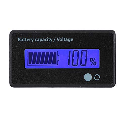 LCD Battery Display, 12-84V Battery Capacity Monitor, Double Buttons GY ...