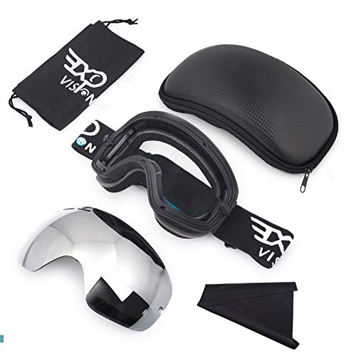EXP VISION Snowboard Ski Goggles for Men, Women and Youth Snow Goggles ...