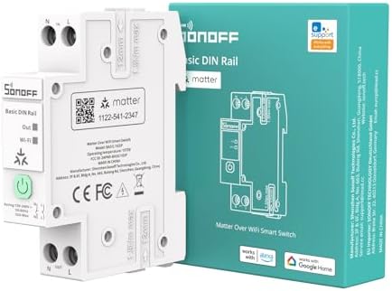 SONOFF Basic DIN Rail (BASIC-1GSP) WiFi Smart Switch Top Hat Rail ...