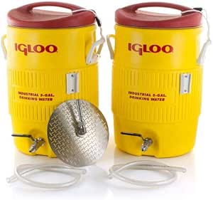 Amazon.com: 5 Gallon Converted Igloo Cooler Mash Tun with False Bottom ...