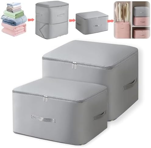 Coikes 2Pcs Ultra Space Saving Self Compression Organizer Compression ...