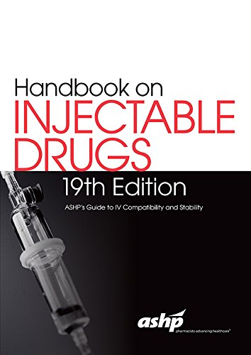 Amazon | Handbook on Injectable Drugs: Ashp's Guide to IV Compatibility ...