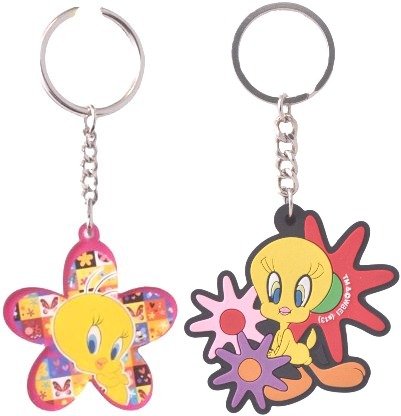 Buy Warner Bros. Combo of 2 Keychains (Tweety Flower Keychain P 251 ...