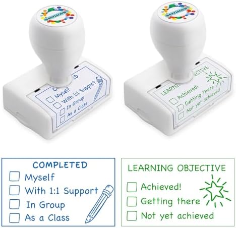 Amazon.com: Stampmojis Teacher Stamps for Grading - Fun Teacher ...