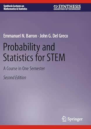 Amazon.com: Probability and Statistics for STEM: A Course in One ...