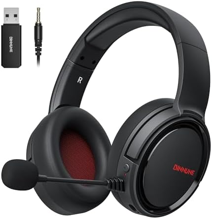 Amazon.com: Wireless Gaming Headset, 7.1 Surround Sound, 2.4Ghz USB ...
