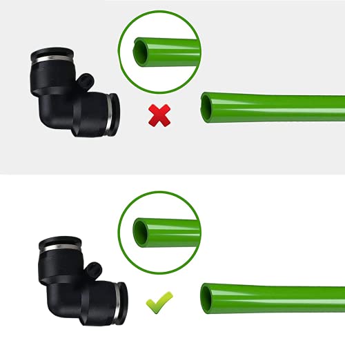 Snapklik.com : Utah Pneumatic Air Elbow 3/8 Od Air Line Union Push To ...