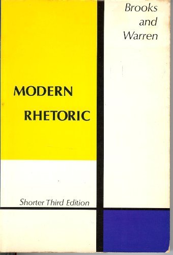Modern rhetoric: Brooks, Cleanth: 9780155628137: Amazon.com: Books