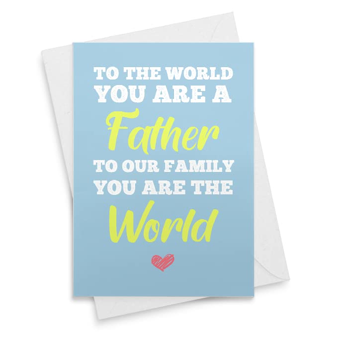 Amazon.com: Price Searching Fathers Day Card From Wife, Daughter, Son ...