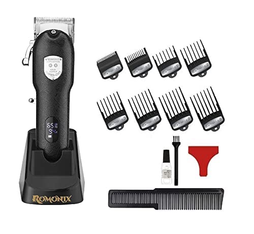 Romonix Men Professional Hair Clipper Cordless Senior Pro Rm-101 With ...