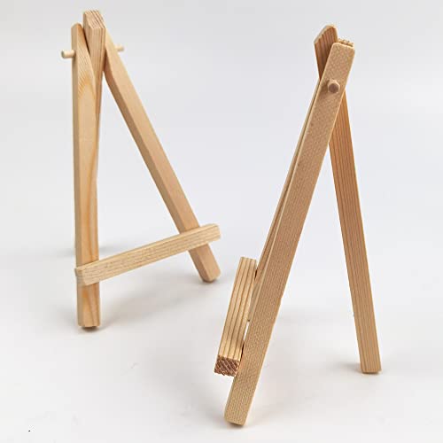 Mini Wooden Easel,10 Pcs Mini Easels Small Tabletop Easel Mini Easel ...