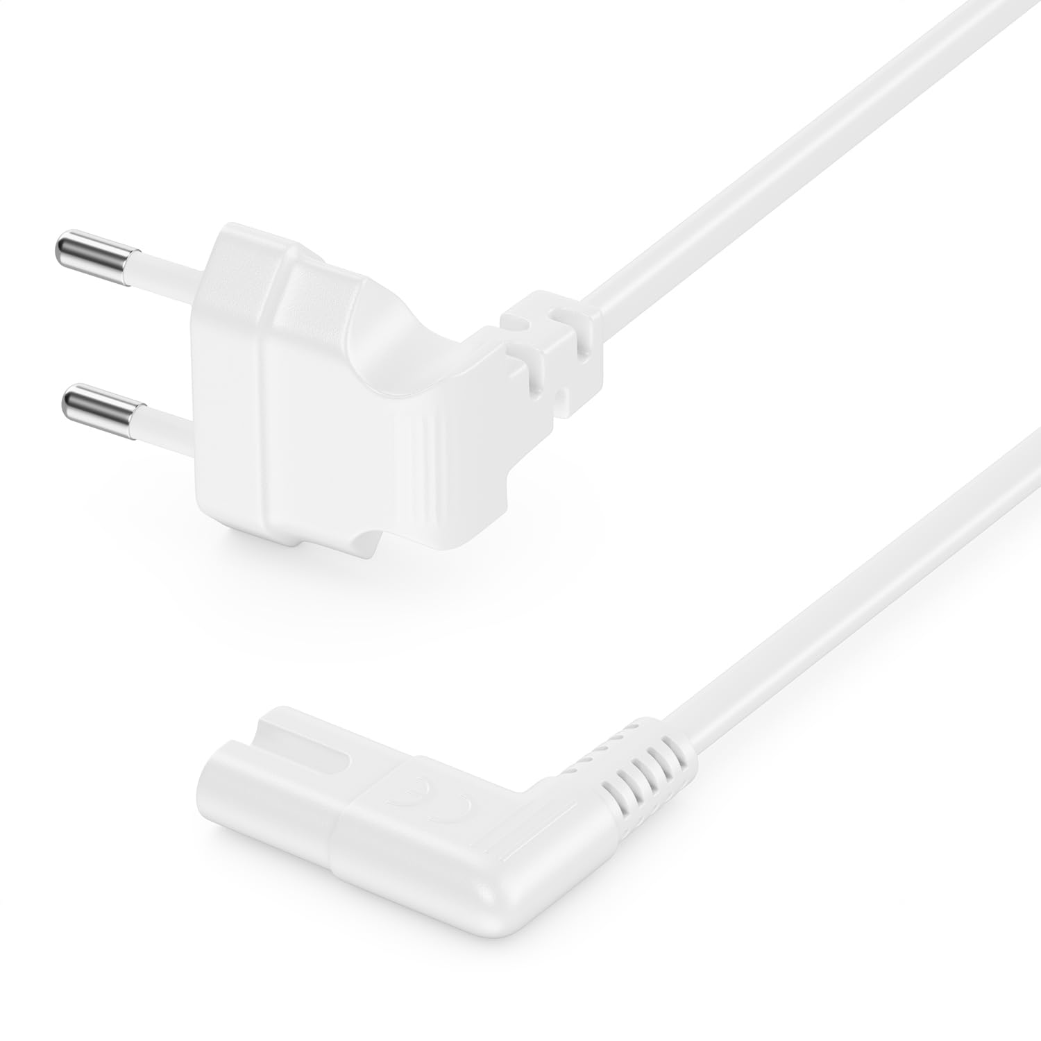 deleyCON 1m Câble d'alimentation avec Fiche Euro à Angle Plat ...