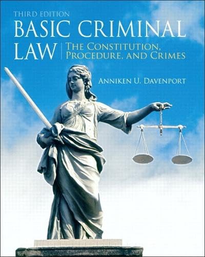 Amazon.com: Basic Criminal Law: The Constitution, Procedure, and Crimes ...