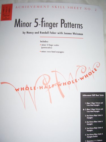 Minor 5 Finger Patterns (Achievement Skill Sheet, No. 2): Amazon.com: Books