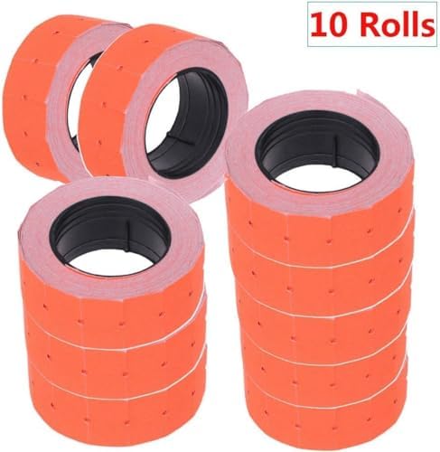 Amazon.com : 10 Rolls Price Labels for MX-5500 Price Gun Stickers ...