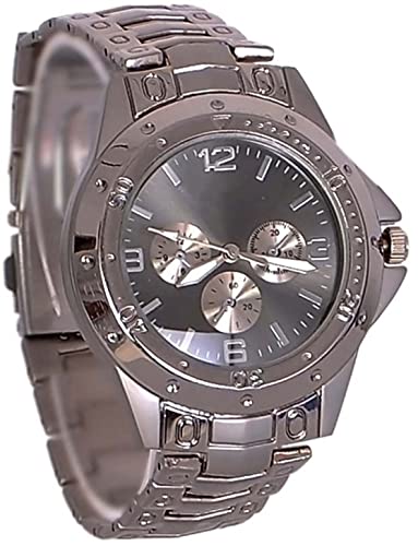 Buy Azon Silver Dial Silver Metal Belt Analog Watch for Men Watch for ...
