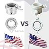 Amazon.com : FLAG WIN Aluminum Alloy Flagpole Ring Set with Bearings 2 ...