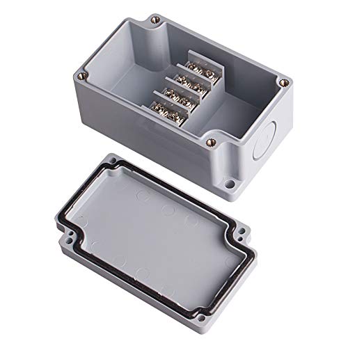 BC-AB-4P, Terminal Box, 4pins Flat Type, ABS Material, Grayish Blue ...