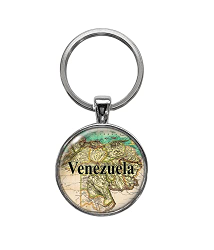 Amazon.com: Venezuela 1889 Map Keychain : Handmade Products