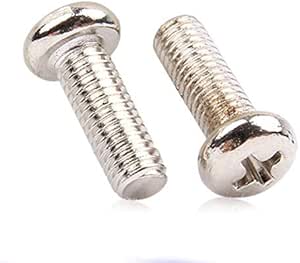 Screw M5 Nickel Plating Cross Round Pan Head Screws Circular Machine ...