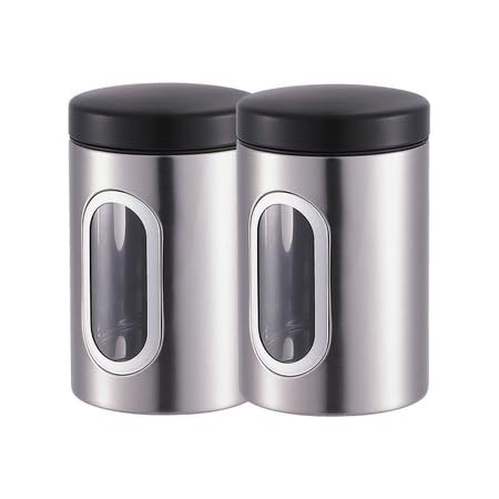 Buy Bergner Tidy Home Stainless Steel Kitchen Storage Canister, Set of ...
