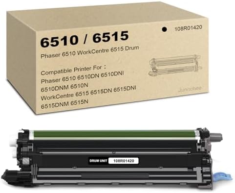 Amazon.com: 6510 6515 Black Drum Unit 108R01420 Drum Cartridge Replacement for Xerox Phaser 6510 ...
