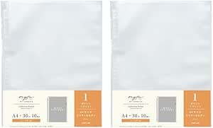 Amazon.co.jp: リヒトラブ myfa 推し活 クリアファイル 厚み0.1mm 10枚入り コレクションポケット ワイド A4 N3301 (× 2) : 文房具・オフィス用品