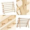 Foldable Thread Rack Wood Thread Holder 60 Spool Thread Wooden Storage ...