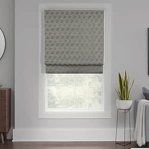 HIPPO Blackout Indoor Roller Blinds in Roman Style Geometric for Windows UV Protection ...